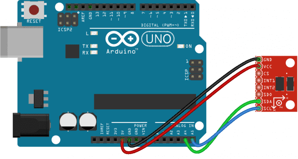 How To Setup An Accelerometer On The Arduino Circuit Basics