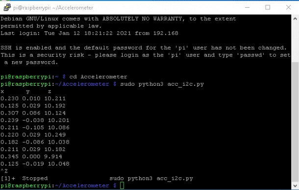 How To Setup An Accelerometer On The Raspberry Pi Circuit Basics